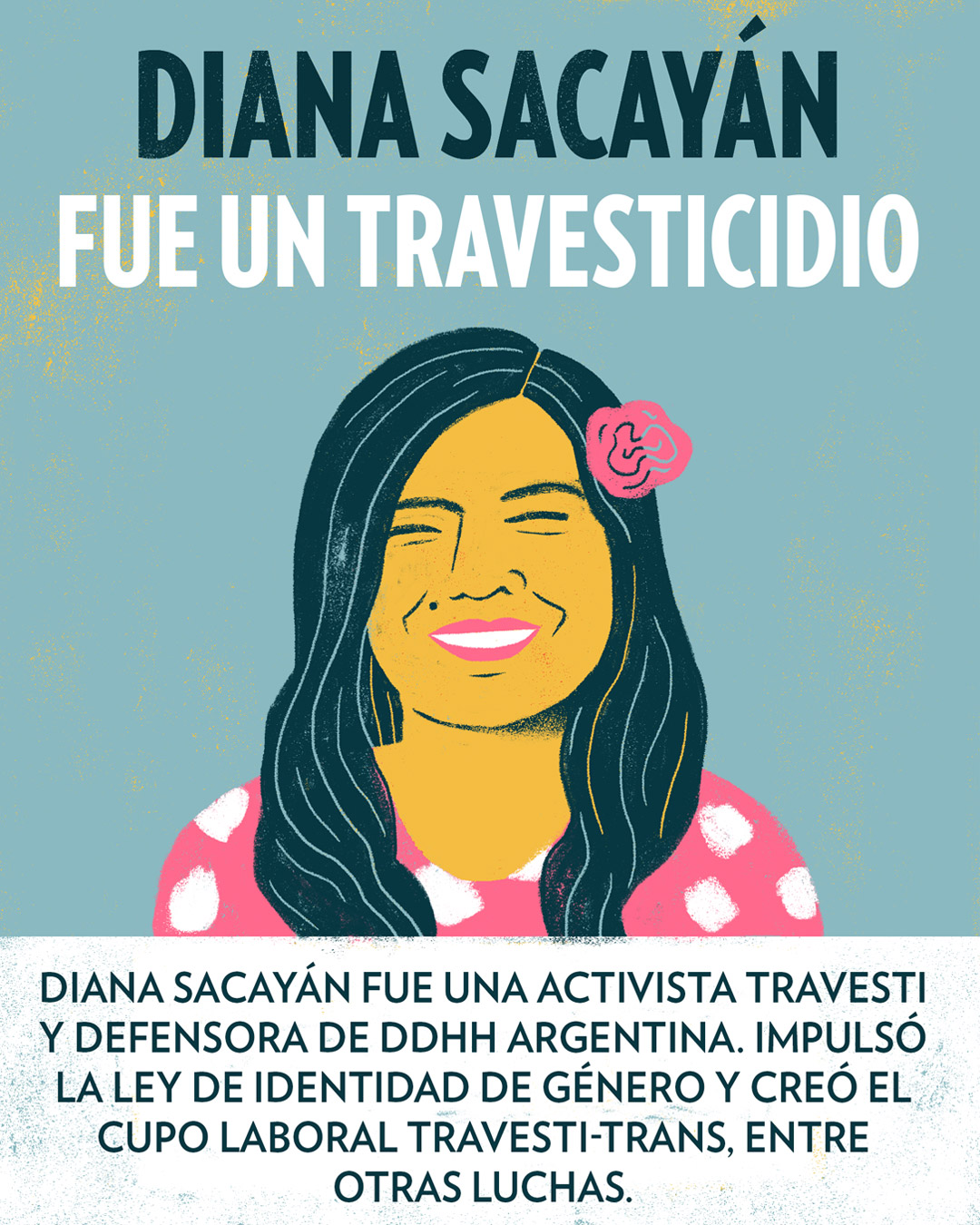 Ten years since the transphobic murder of Amancay Diana Sacayán ...